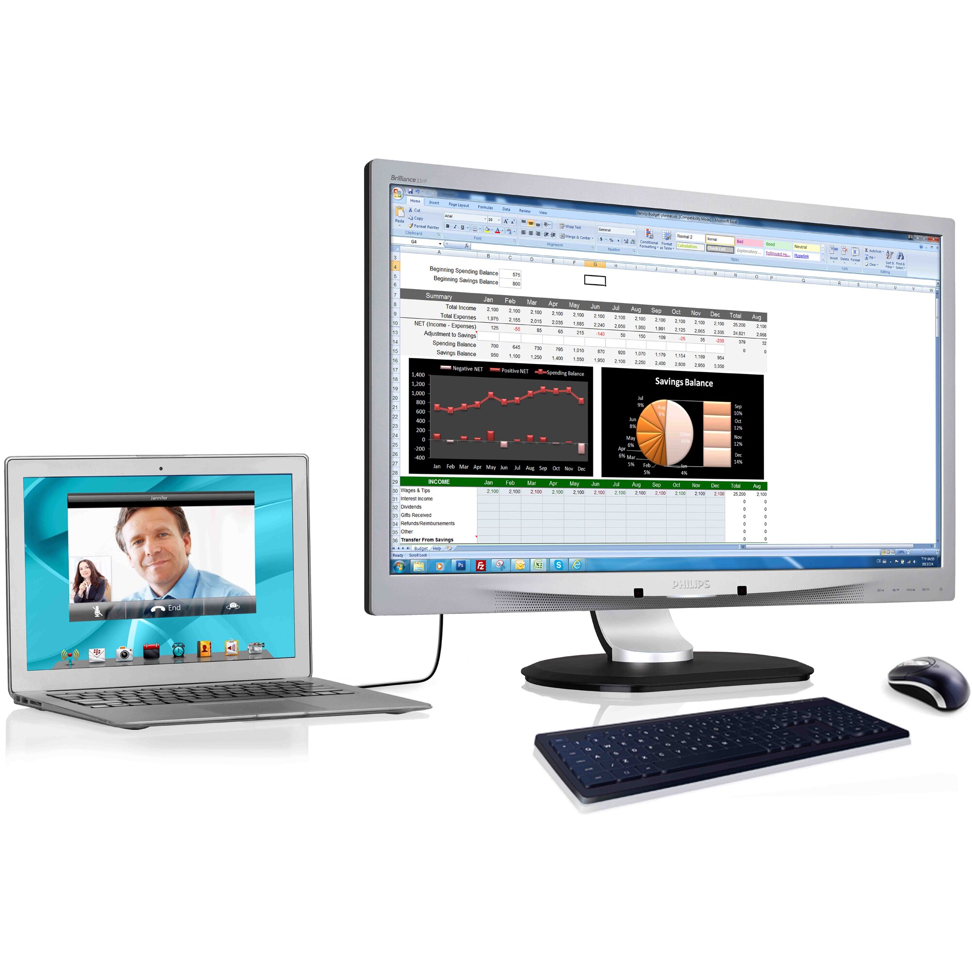 Monitor LED Philips 23", Wide, DVI, USB Hub, Pivot, Boxe, Negru ...