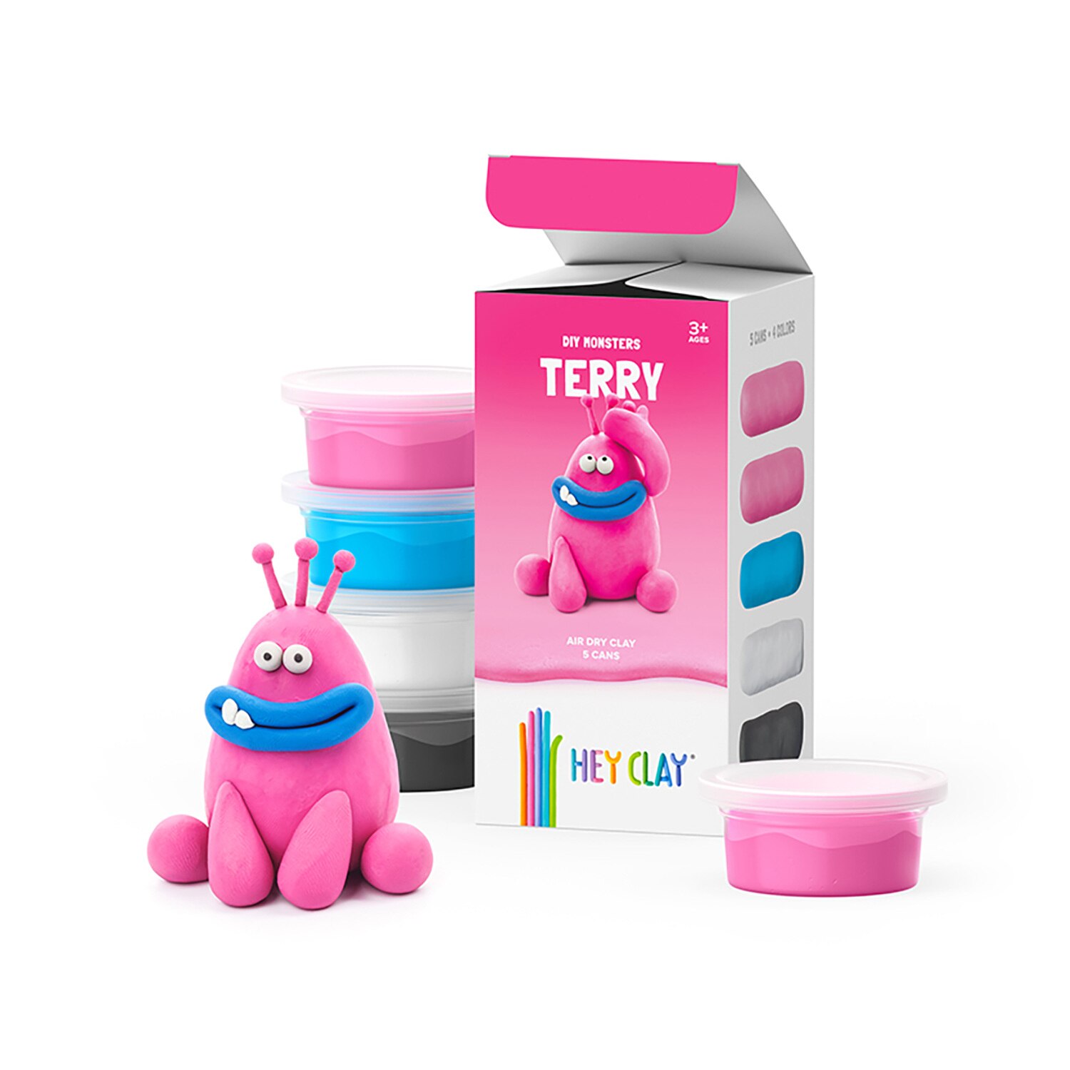 Set creatie 5 buc Hey Clay Terry, multicolor - eMAG.ro