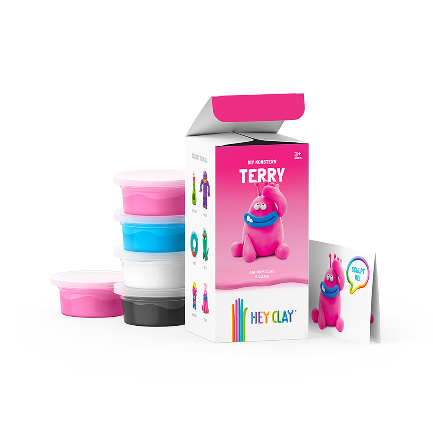 Set creatie 5 buc Hey Clay Terry, multicolor - eMAG.ro