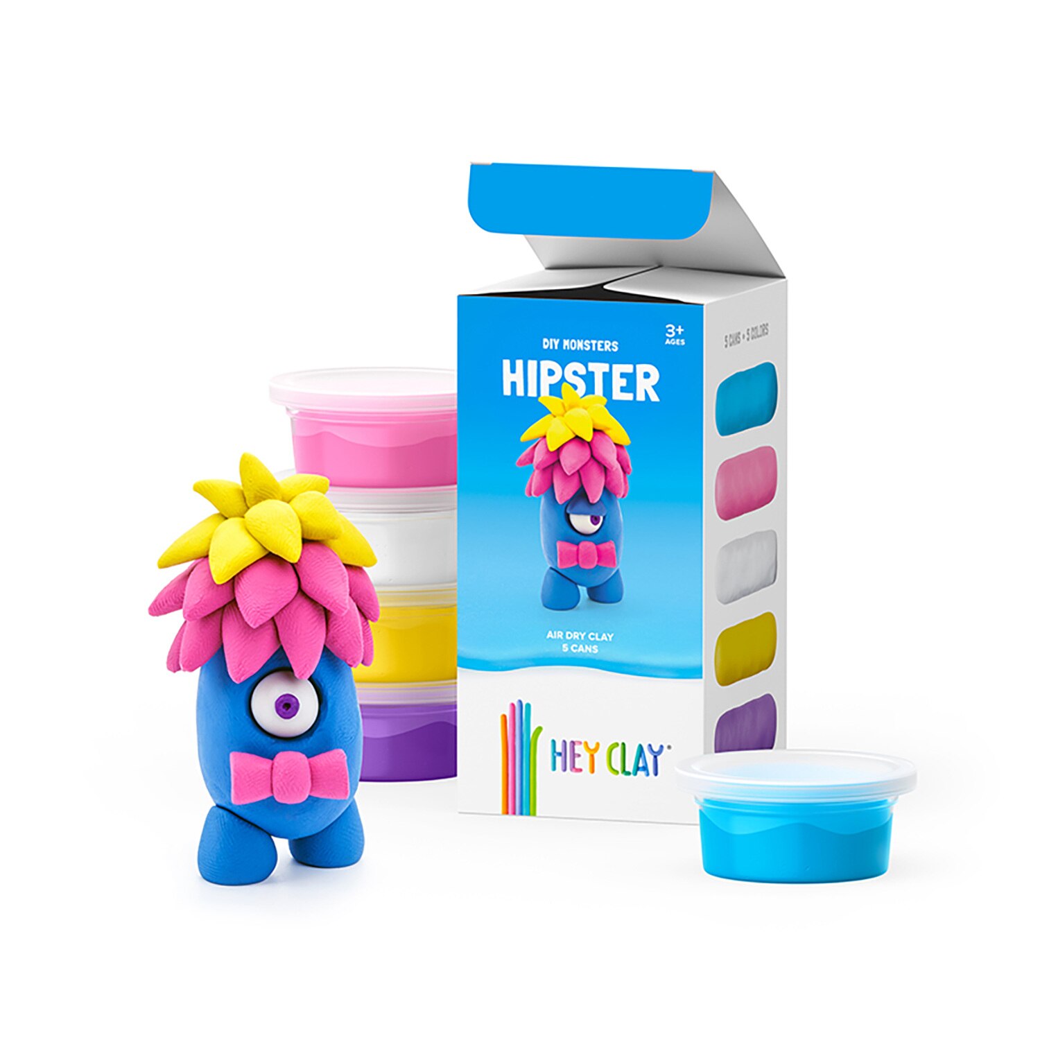 Set creatie 5 buc Hey Clay Hipster, multicolor - eMAG.ro