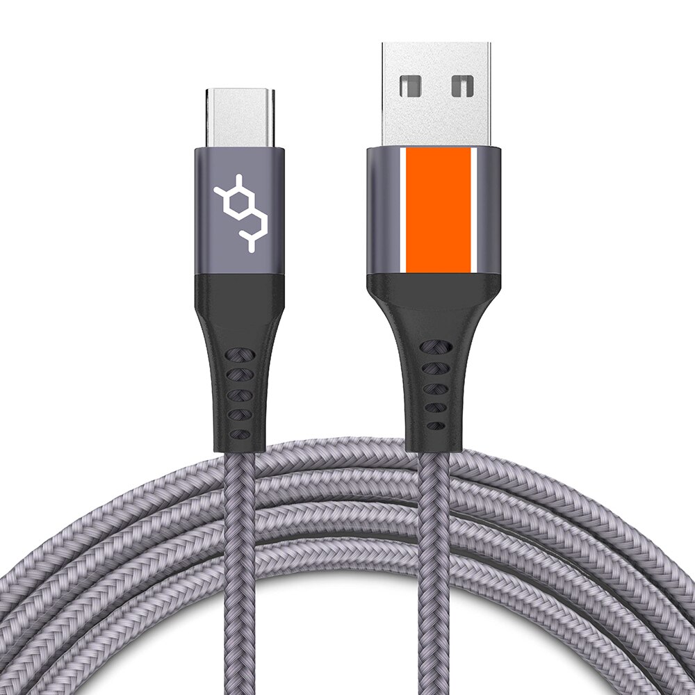 Cablu incarcare si transfer date type c din nylon impletit - eMAG.ro