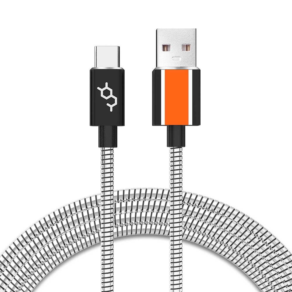 Cablu incarcare si transfer date type c din otel - eMAG.ro