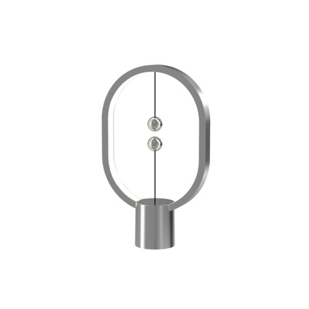 Лампа Allocacoc Heng Balance Ellipse DH0112SV, USB-C, сребриста - eMAG.bg