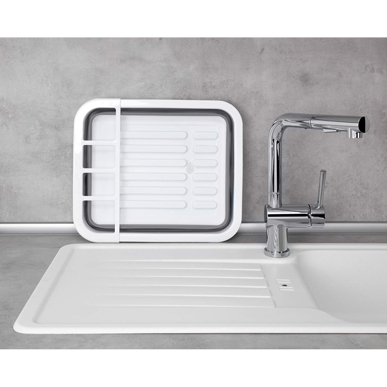 Uscator Pliabil Pentru Vase Si Tacamuri Cu Picurator, pentru bucatarie ...