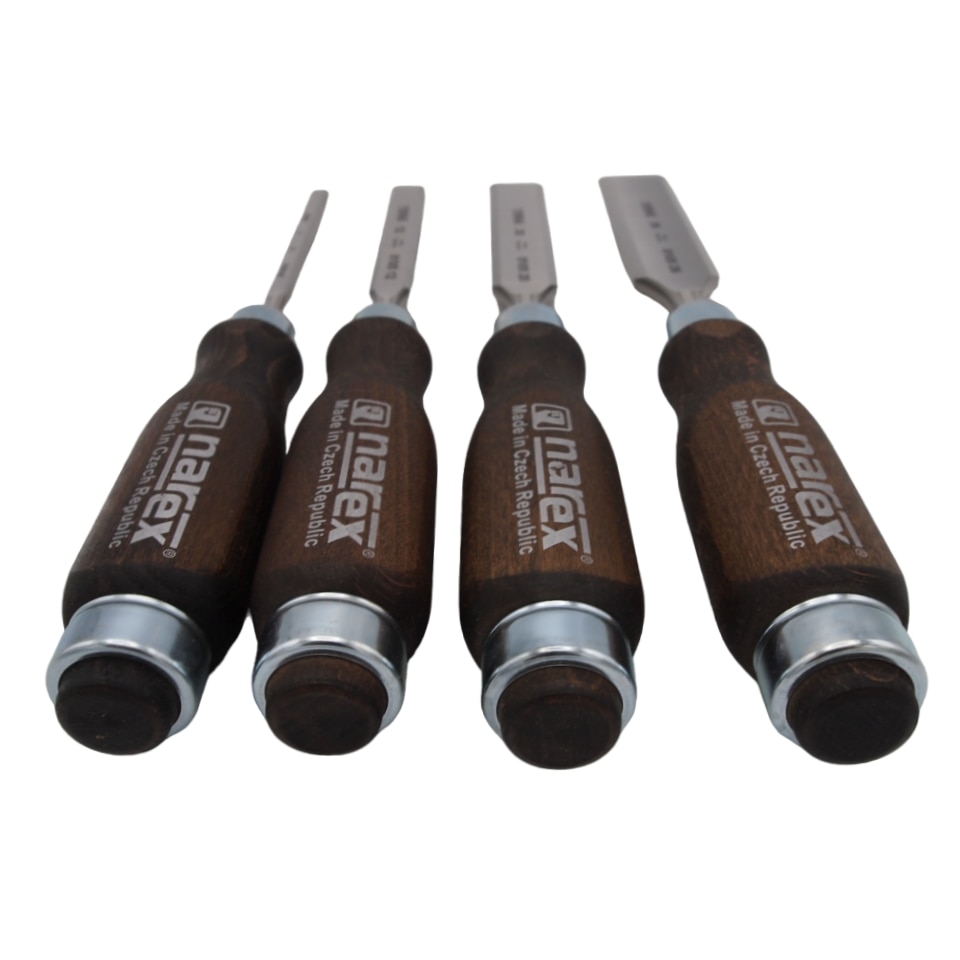 Set 4 dalti profesionale Narex, Profi, pentru sculptura, in cutie - eMAG.ro