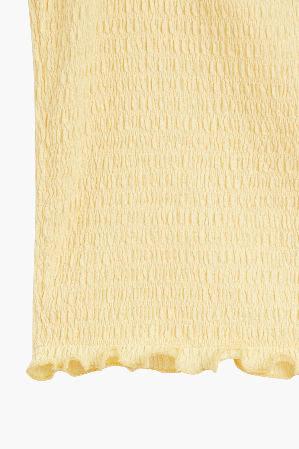 Levi's, Top tubular cu pliuri, Galben pal, M - eMAG.ro