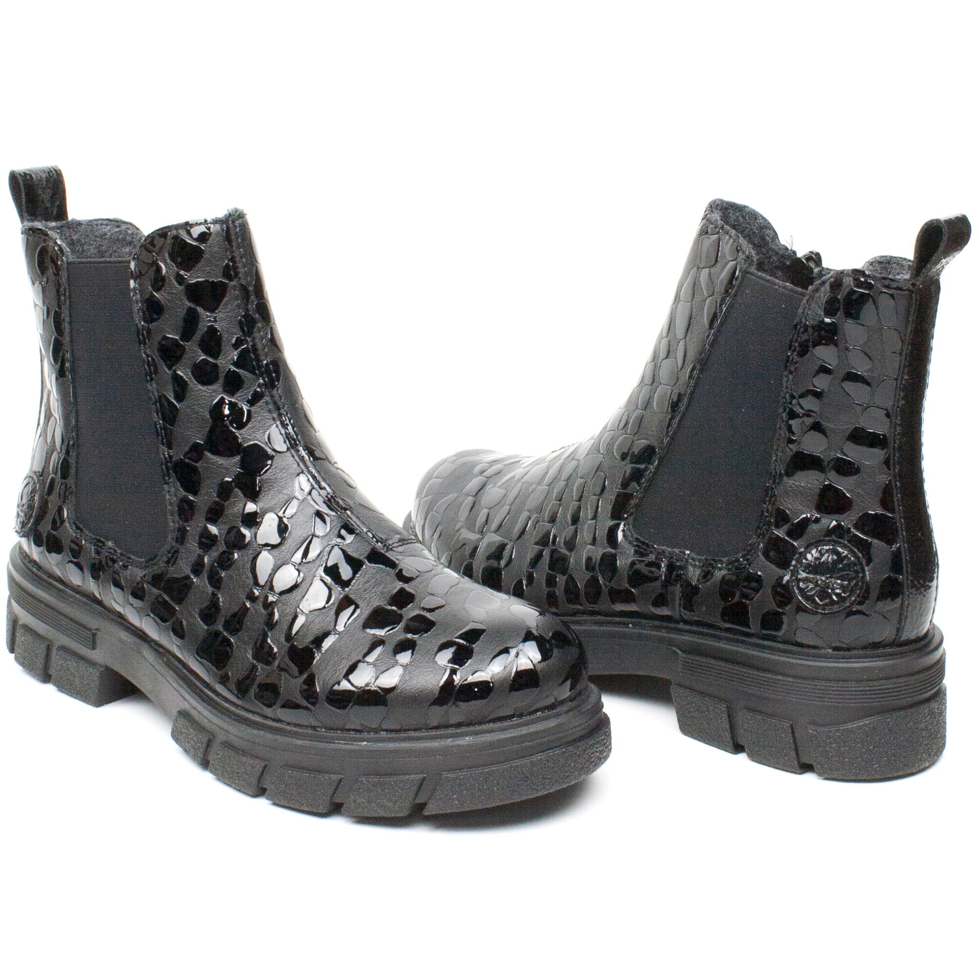 Ghete dama Z9152 00 negru, Rieker, 41 EU - eMAG.ro