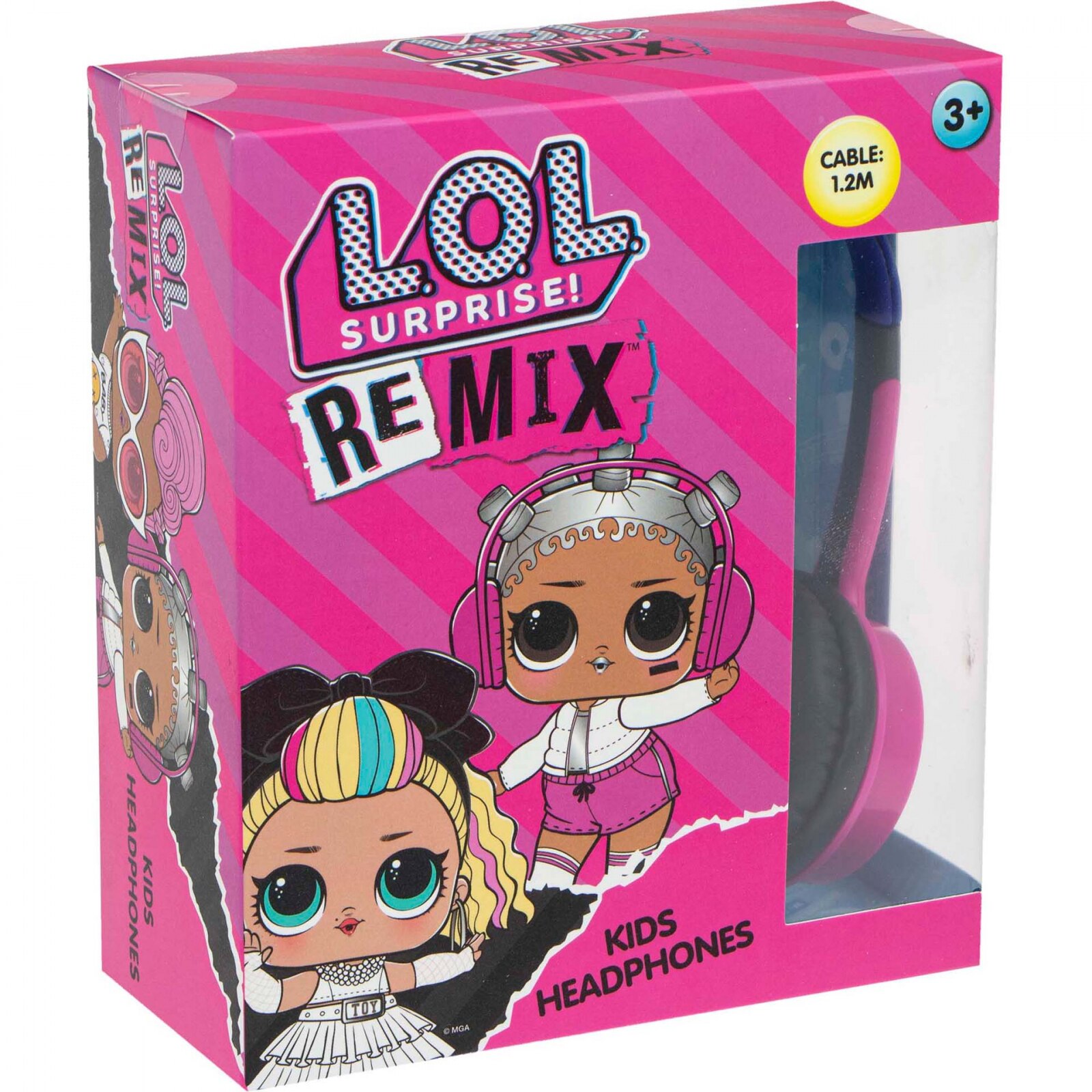 Casti cu fir Lol Surprise Roz - eMAG.ro