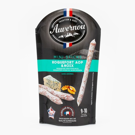Carnati mini sticks cu nuci si roquefort Avernou 100g - eMAG.ro