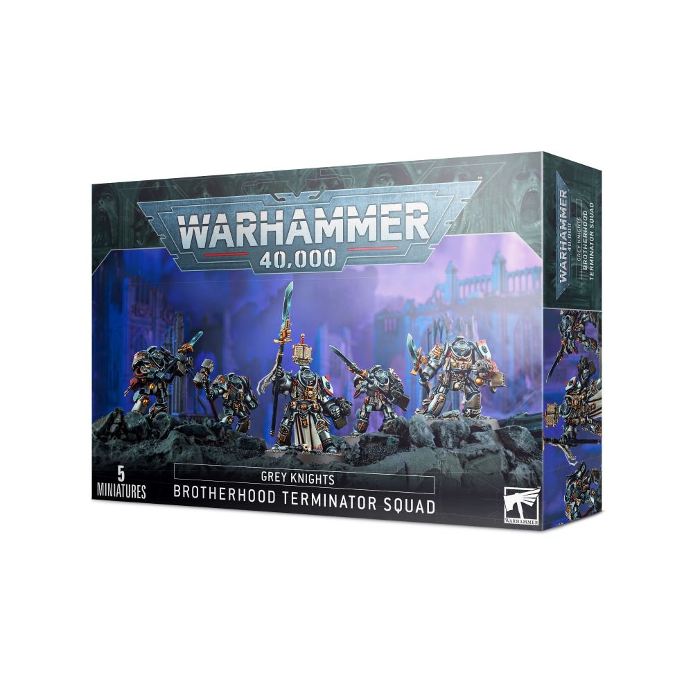 Set Figurine Wh40k, Games Workshop, Grey Knights Broterhood Terminator ...