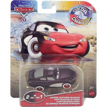 Masinuta Disney Cars - Color Changers, Fulger McQueen, retro, 1:55 ...