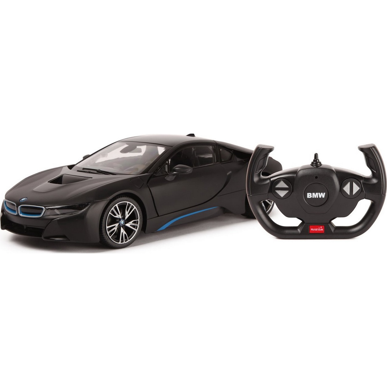 Masinuta Rastar RC - Bmw I8, negru, 1:14 - eMAG.ro