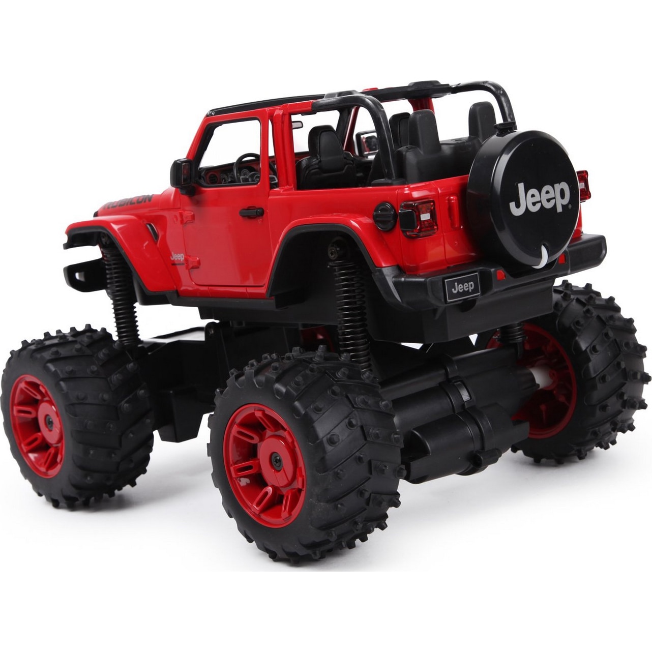 Masinuta Rastar RC - Jeep Wrangler Rubicon, rosu, 1:14 - eMAG.ro