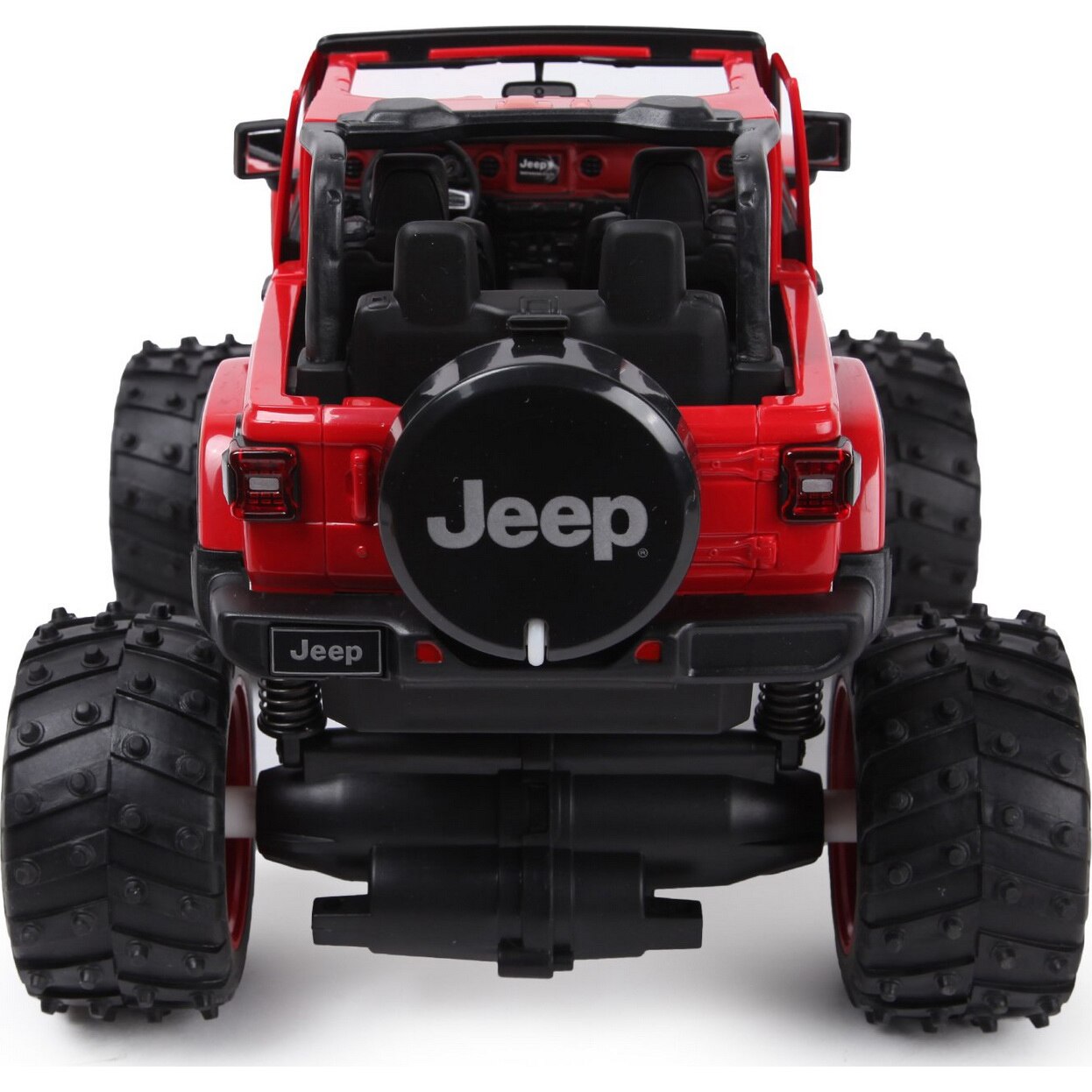 Masinuta Rastar RC - Jeep Wrangler Rubicon, rosu, 1:14 - eMAG.ro