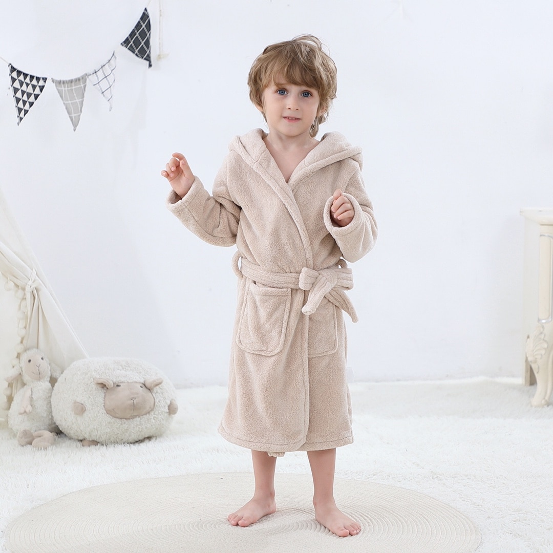 Halat de baie pentru copii, Calitate Premium, Super Absorbant ...