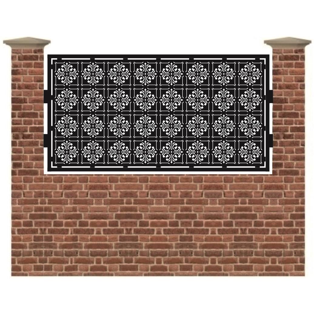 Panou de gard mic din tabla debitata cu plasma TAPE 990x1940 mm - eMAG.ro