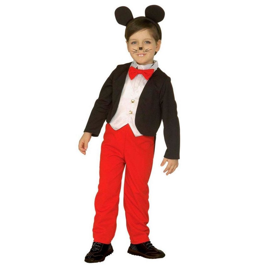 Costum Mickey Mouse copii 110 cm (3 - 4 ani) - eMAG.ro