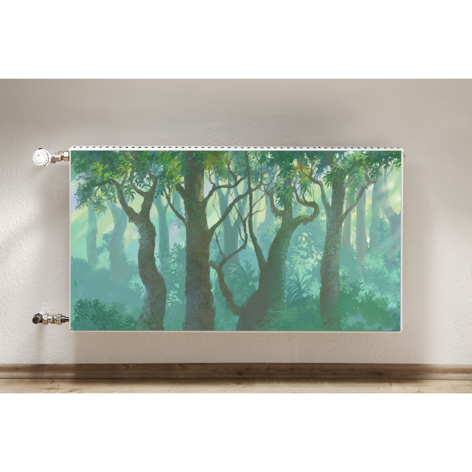 Magnet incalzitor, padure intunecata, verde, 110x60 - eMAG.ro