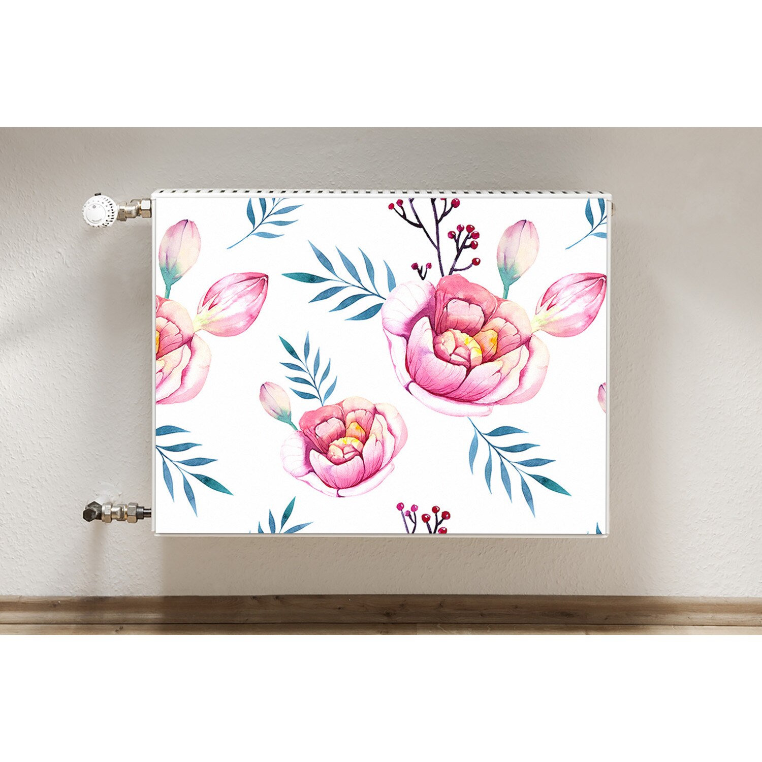 Magnet decorativ, Dreptunghi, Flori, Roz, 80 cm x 60 cm ...