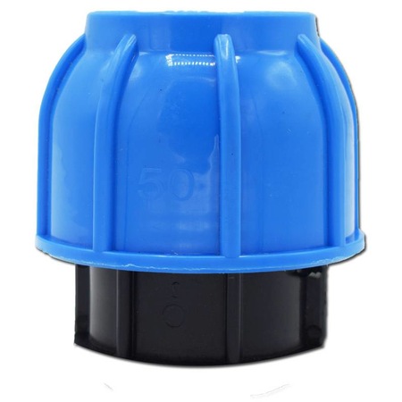 Dop compresiune pentru teava PPR, Ø 25 mm, negru/albastru - eMAG.ro