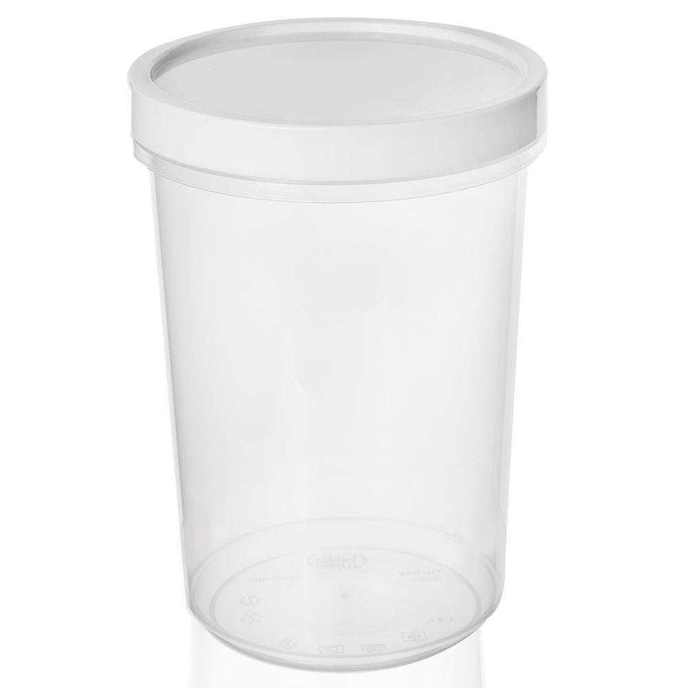 Recipient din plastic cu capac Orion, 1.6 l, Alb - eMAG.ro