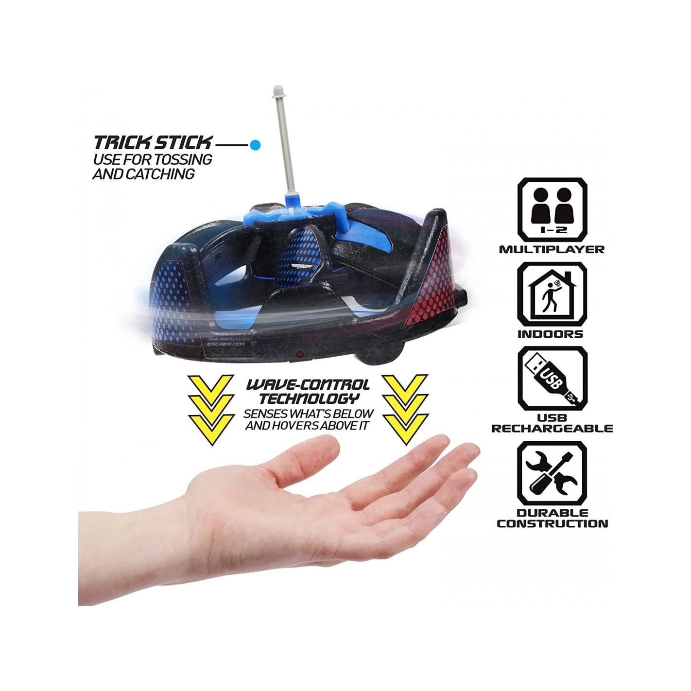 Mini drona Spin Master Air Hogs Gravitor 17 cm - eMAG.ro