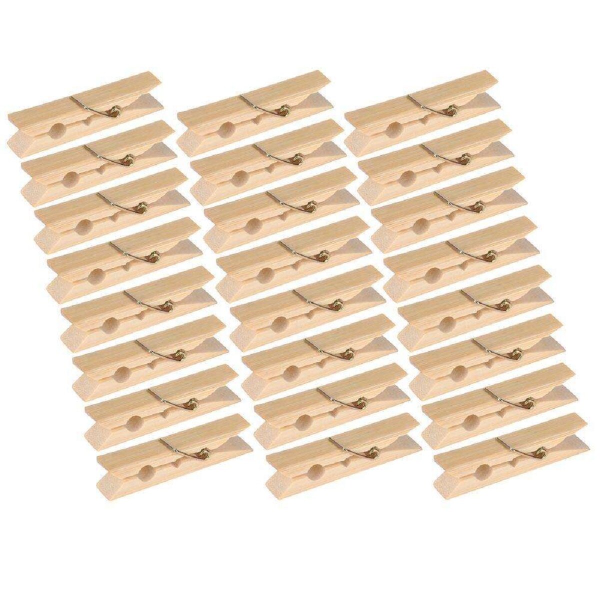 Set 24 carlige rufe, Ultra clean, Bambus - eMAG.ro