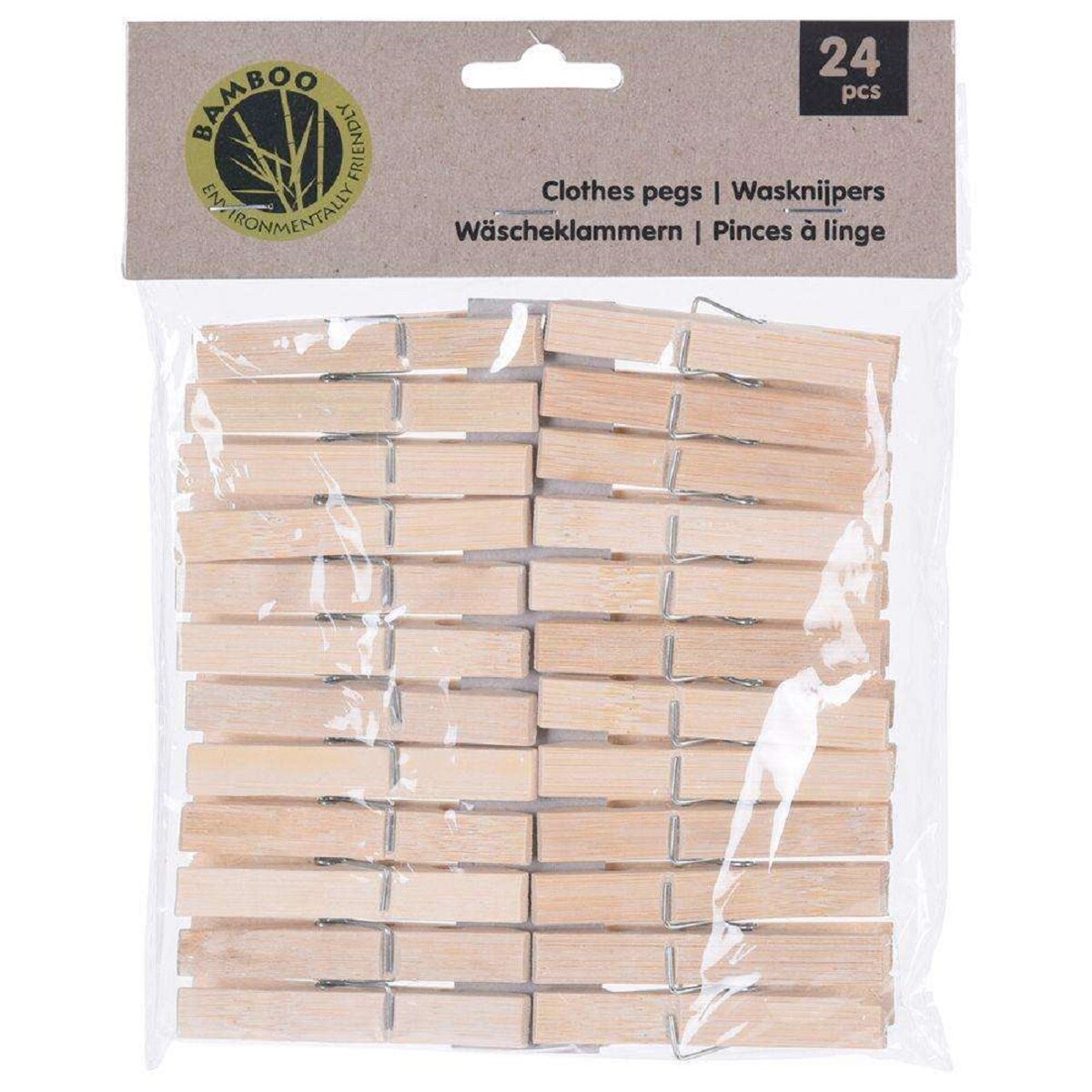 Set 24 carlige rufe, Ultra clean, Bambus - eMAG.ro