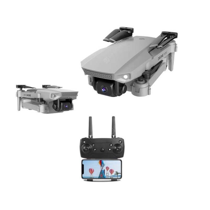 Drone L702 Dual Camera 4K X50 Zoom összecsukható hordtáska akkumulátor 1800 Mah szürke - eMAG.hu