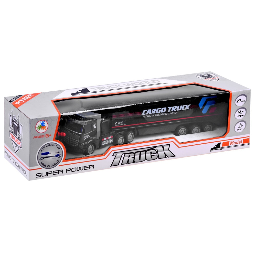 Tir de jucarie cu telecomanda, Jokomisiada, Plastic, Multicolor - eMAG.ro