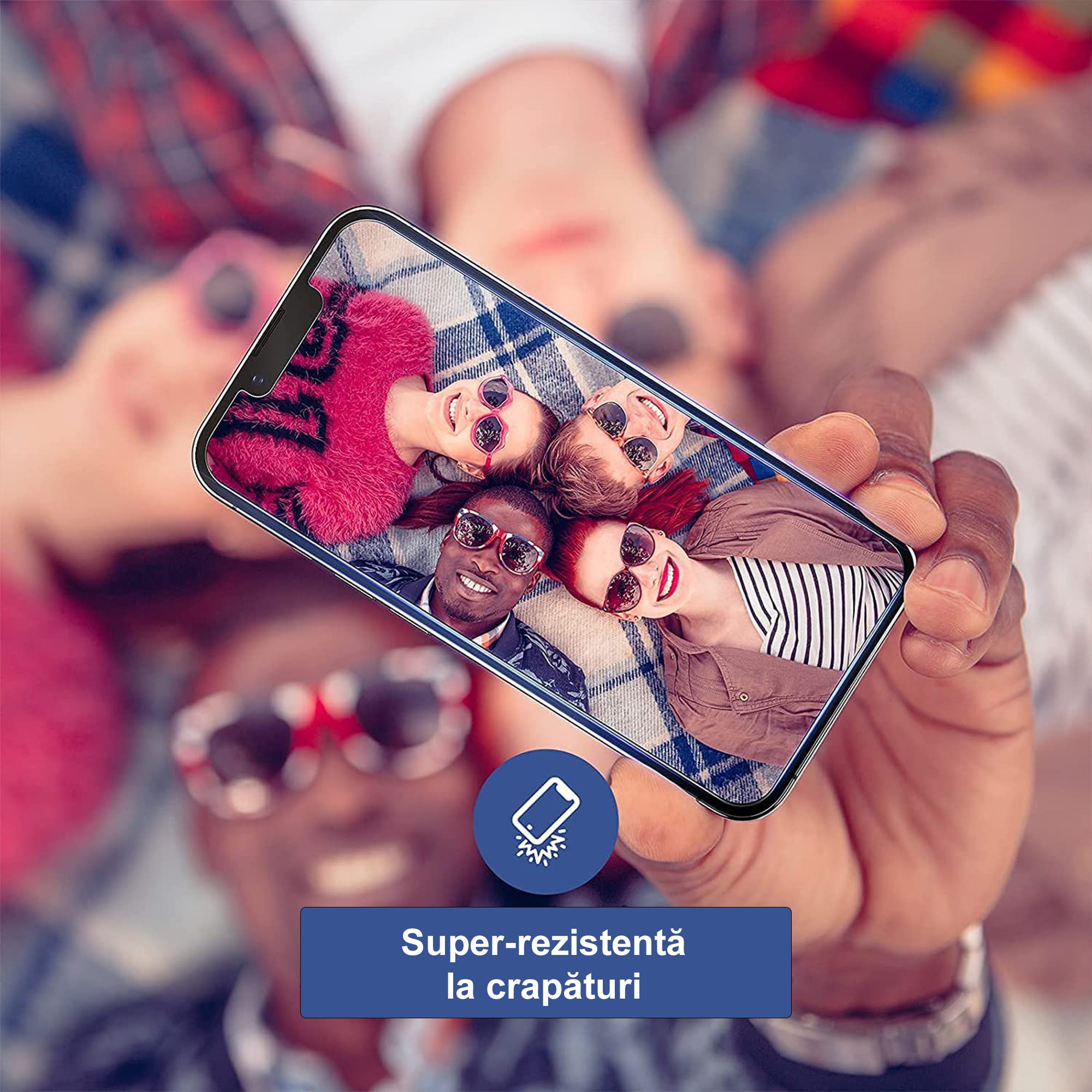 Folie de protectie pentru Apple iPhone 13 si iPhone 13 Pro din sticla ...