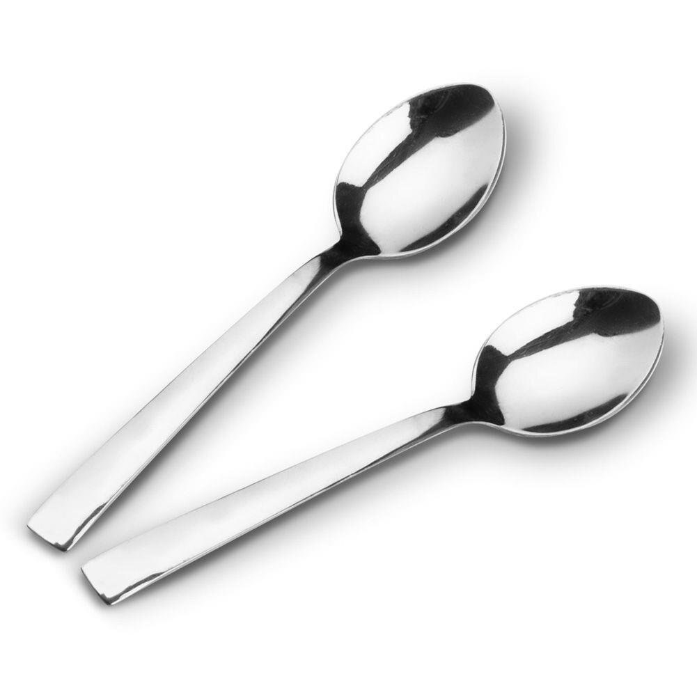 Set 6 lingurite de cafea Plain, Orion, Inox, Argintiu - eMAG.ro