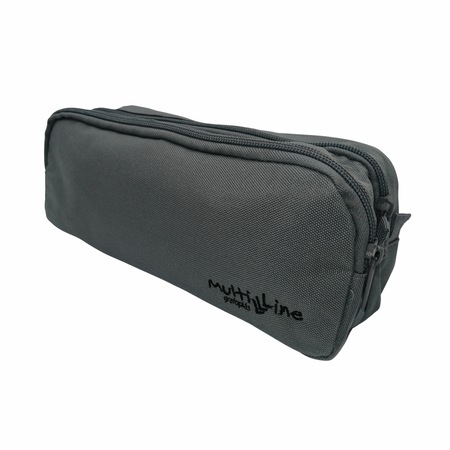 Penar Multiline, 2 compartimente, material textil, gri - eMAG.ro