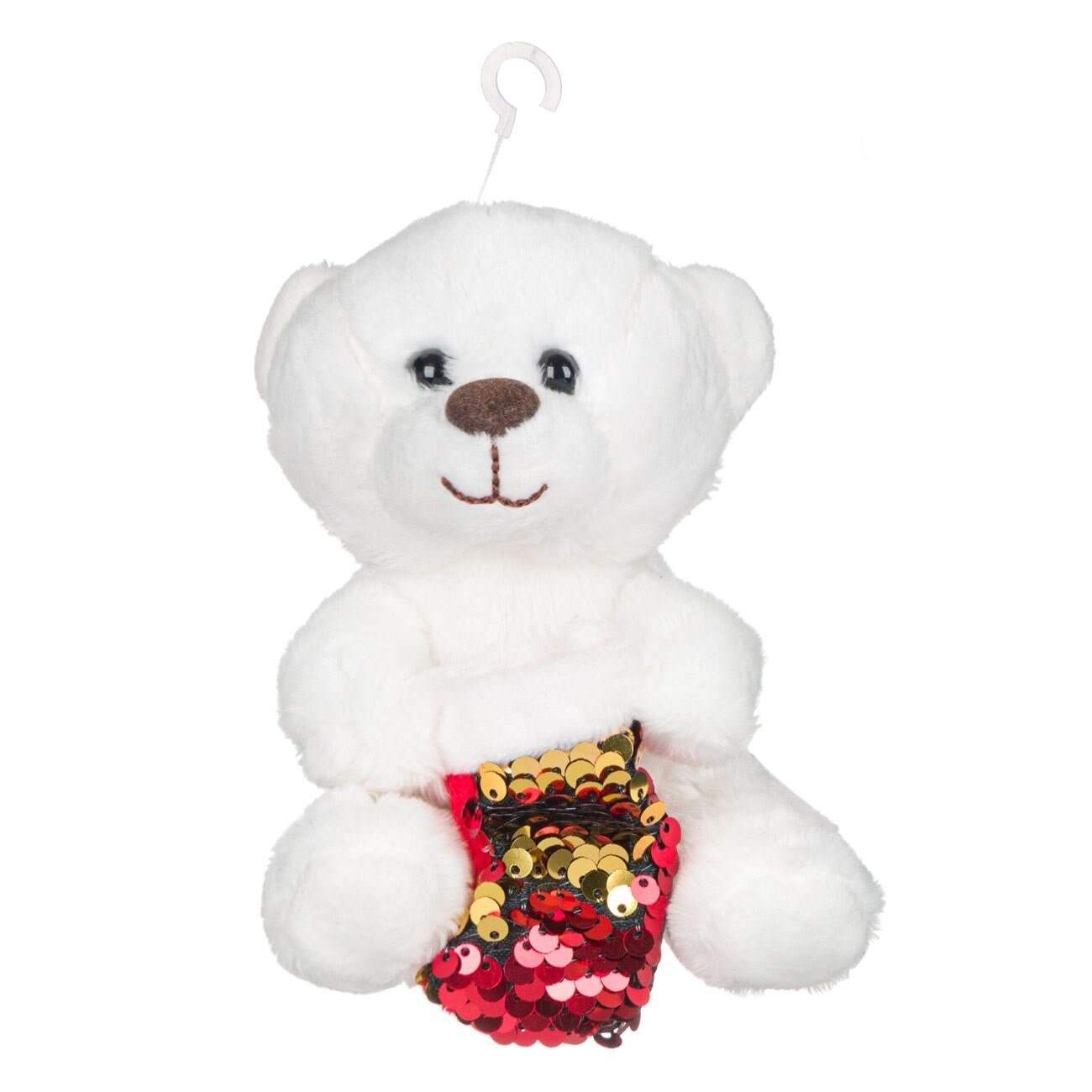 Ursulet plus alb de Craciun, 13 cm - eMAG.ro