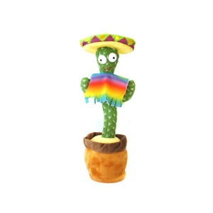 Jucarie interactiva Cactus Vorbitor si Dansator,32cm,cu costumas texan ...