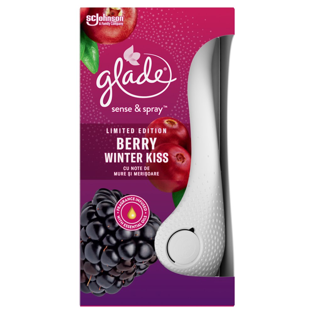 Odorizant pentru camera Glade Sense&Spray Berry Winter Kiss, 18 ml - eMAG.ro