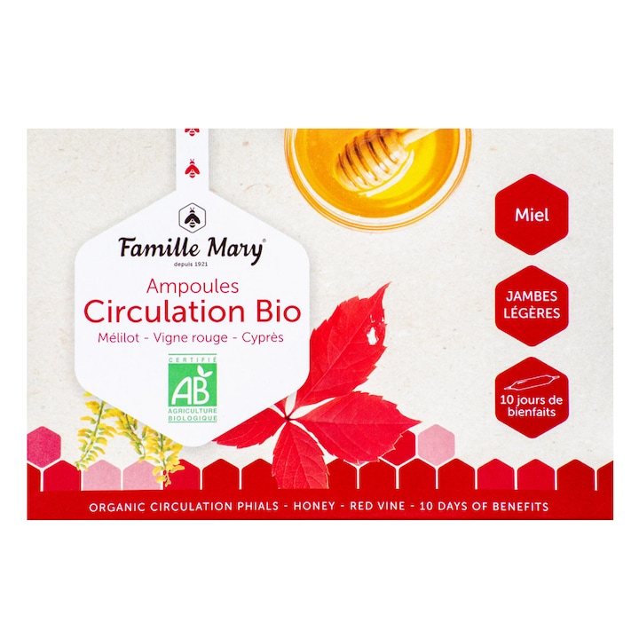 Set 10 fiole, Circulation bio, Famille Mary - eMAG.ro