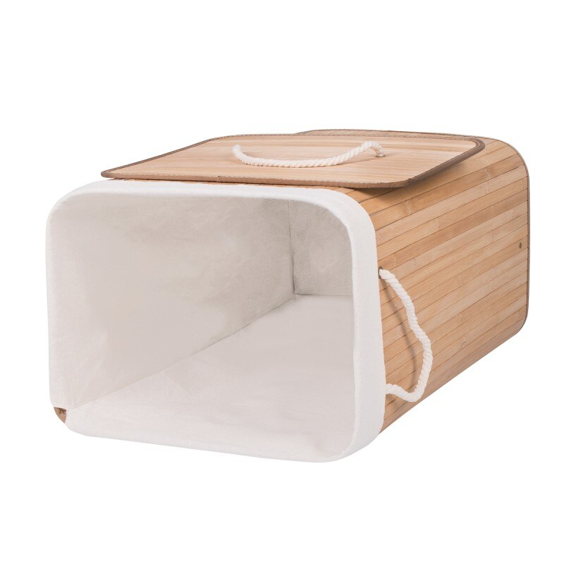 Cos rufe Sersimo HA30, 1 compartiment, 72 L, 60x40 cm, bambus natural ...