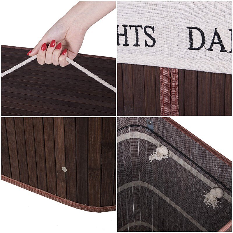 Cos rufe Sersimo HA33, dublu cu 2 compartimente, 100 L, 64x52 cm ...