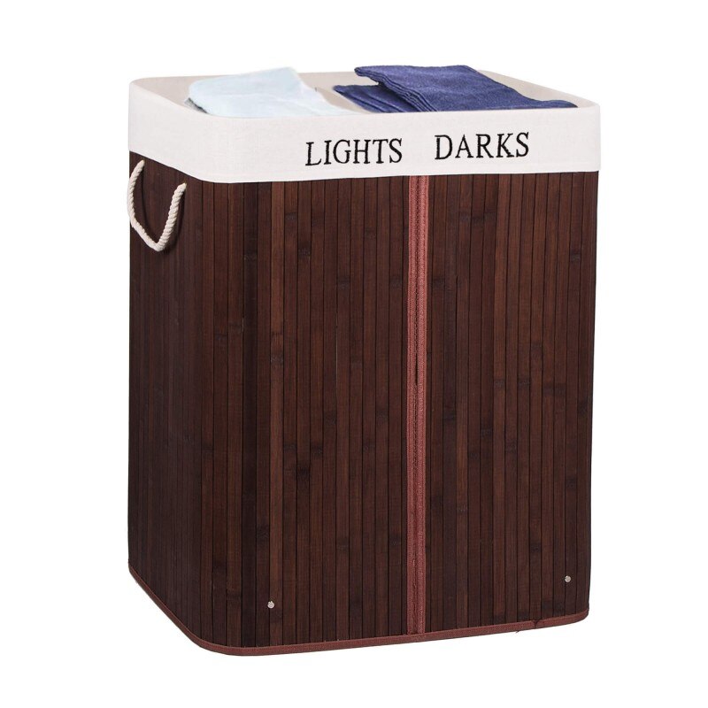 Cos rufe Sersimo HA33, dublu cu 2 compartimente, 100 L, 64x52 cm ...