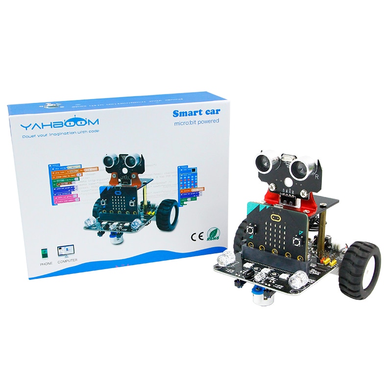 Kit robot BitBot, cu placa de baza MicroBit V2 - eMAG.ro