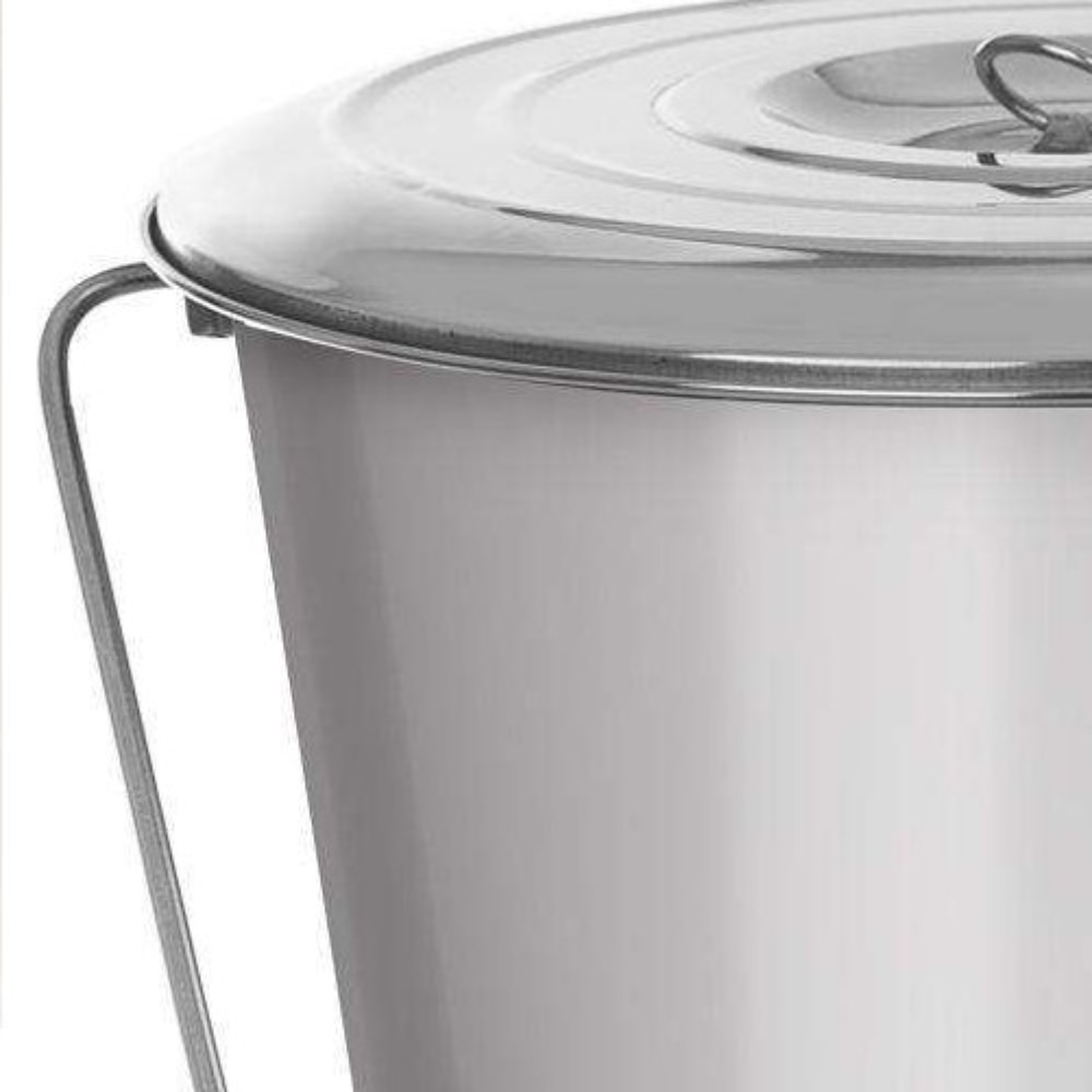 Galeata, Orion, 27x30 cm, 12 L, Inox, Argintiu - eMAG.ro