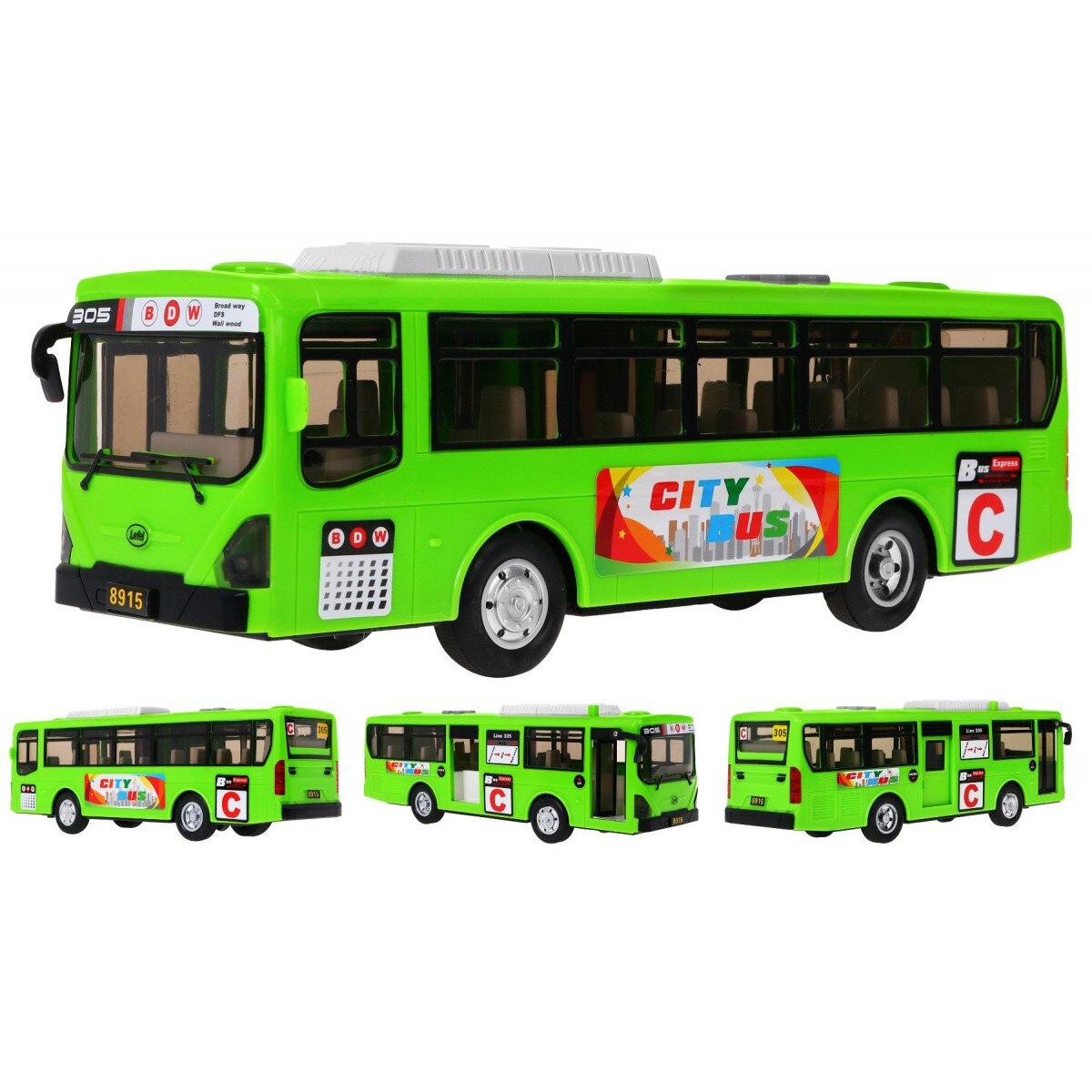 Autobuz scolar pentru copii Gimbus autobuz scolar, verde - eMAG.ro