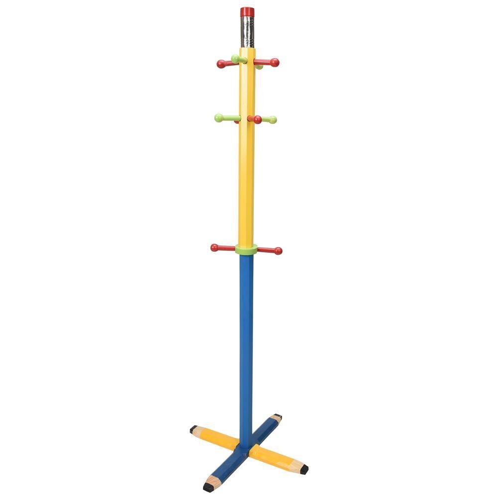 Cuier pentru copii, Kids Collection, Lemn, Multicolor, 123 cm - eMAG.ro