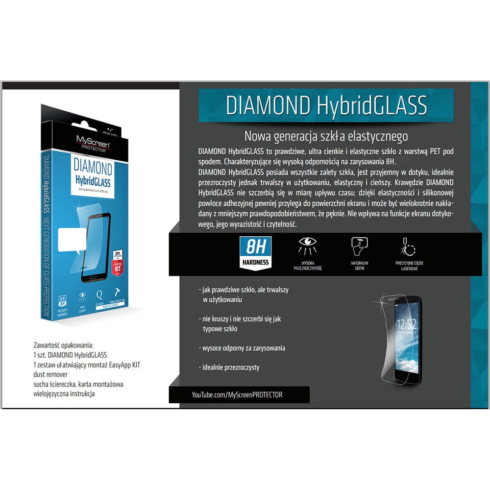Samsung Galaxy A40 MyScreen Diamond HybridGlass hibrid palack - eMAG.hu