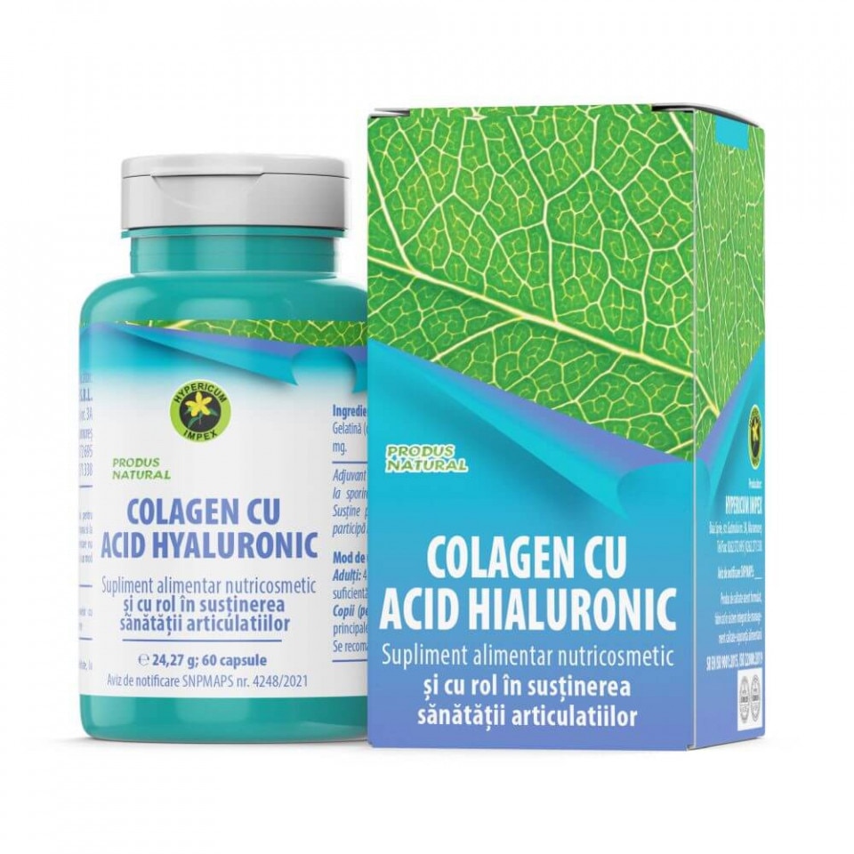 Colagen cu Acid Hialuronic 60CPS - eMAG.ro