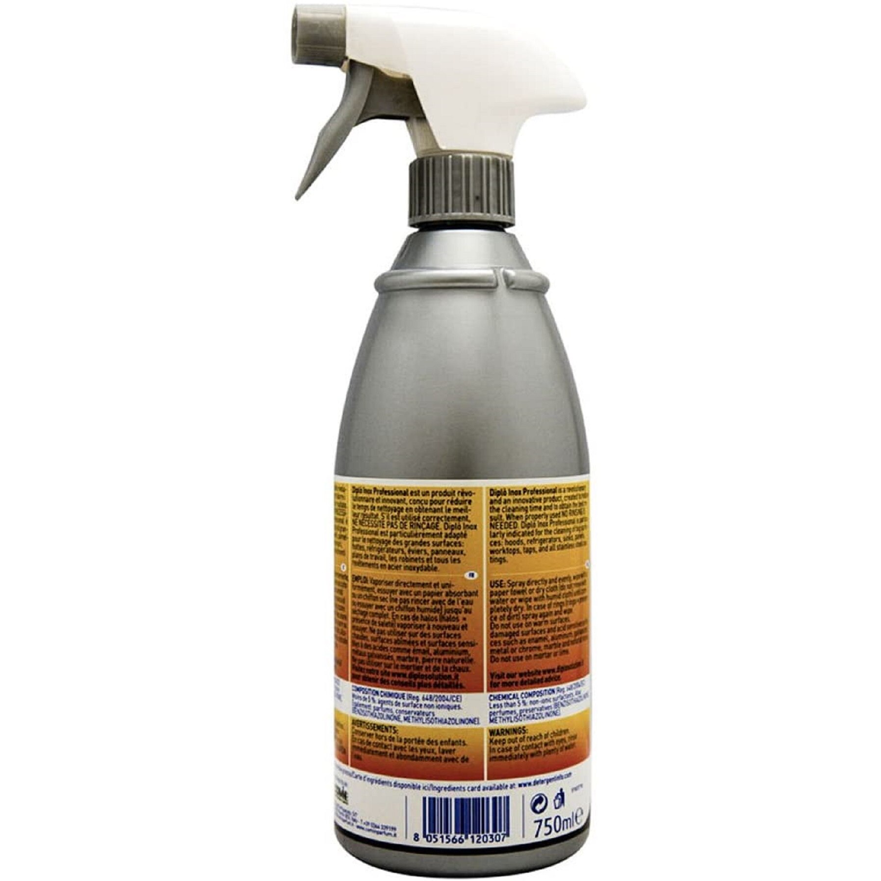Solutie profesionala curatare inox Diplo 750 ml - eMAG.ro