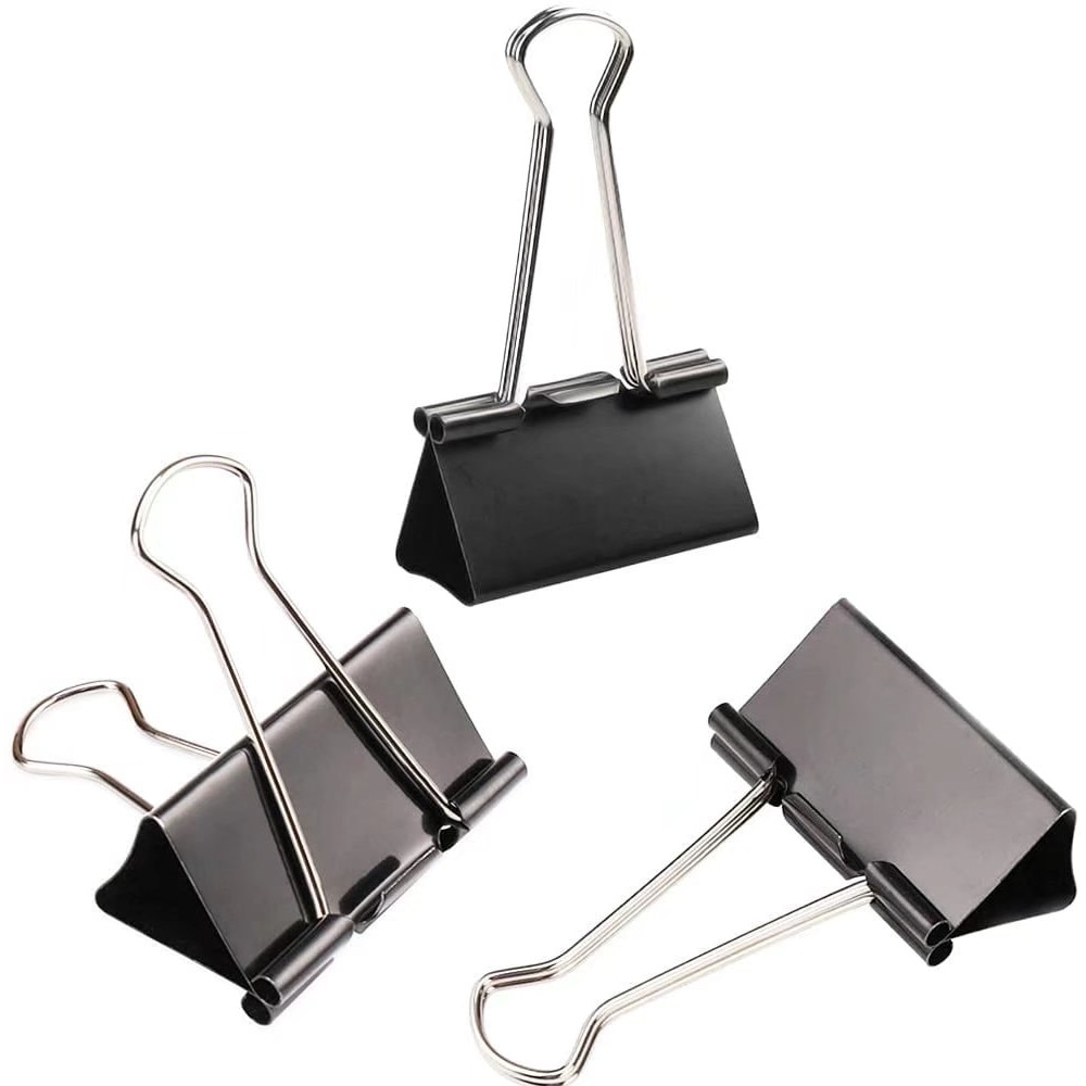 Set 100 clipsuri OEM, Metal, Negru - eMAG.ro