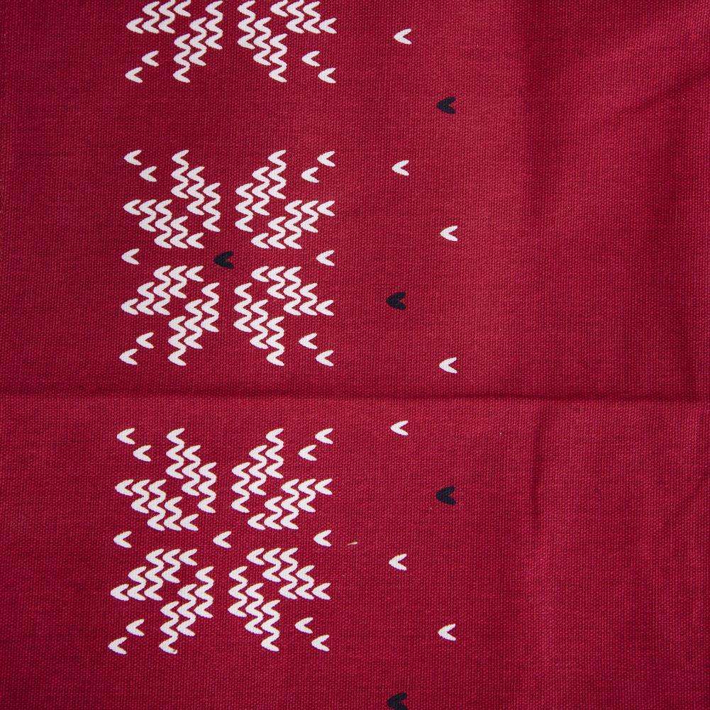 Sort bucatarie Orion, Bumbac, 84 cm, Rosu - eMAG.ro