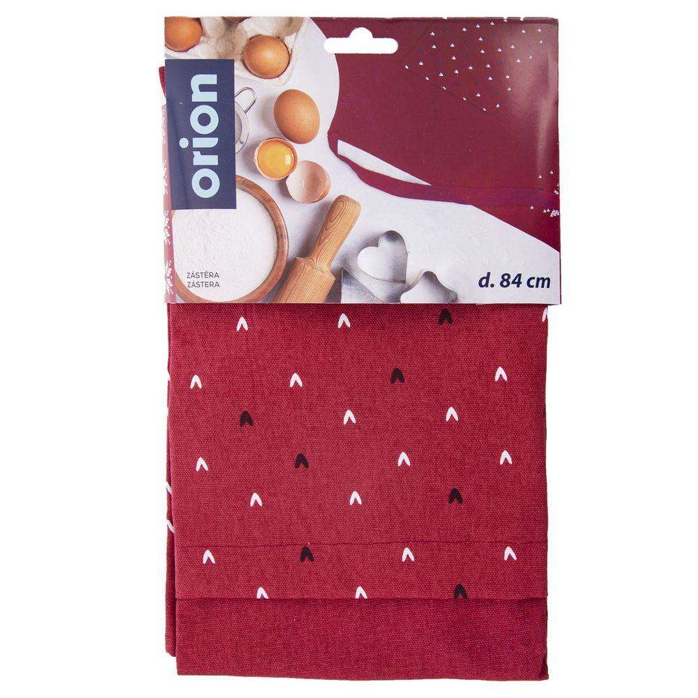 Sort bucatarie Orion, Bumbac, 84 cm, Rosu - eMAG.ro